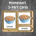 Food Flashcards | Montessori 3-part Cards | Real Pictures | Food ...
