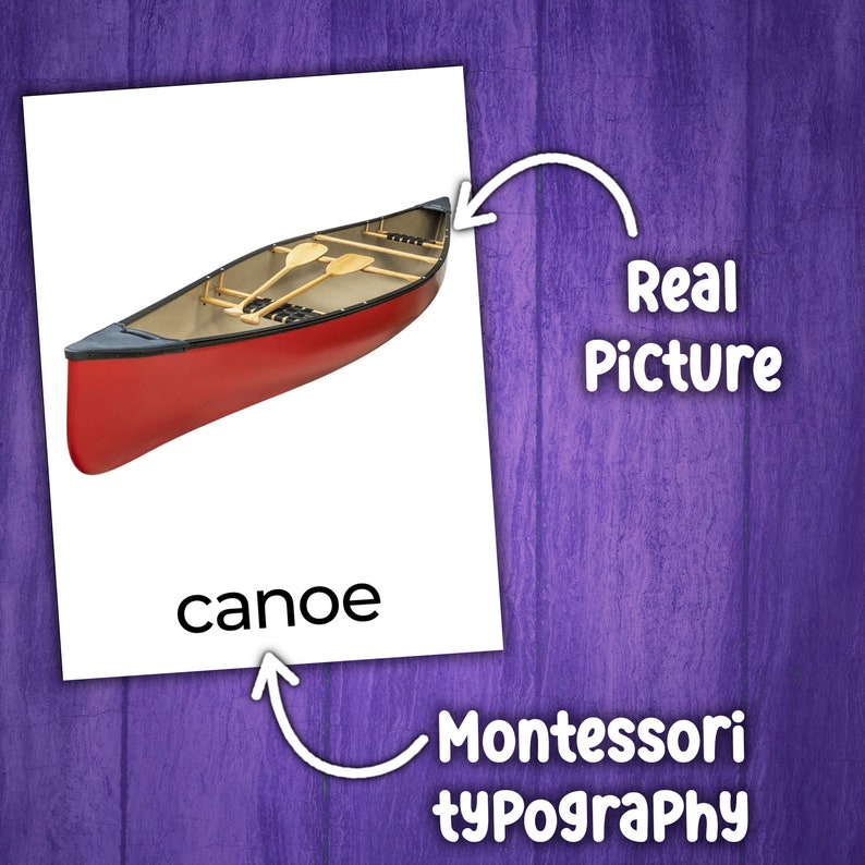 Means of Transport Flashcards Montessori 3-part Cards Means of ...