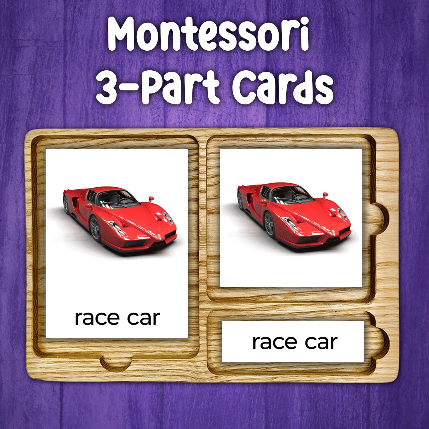 Means of Transport Flashcards | Montessori 3-part Cards | Means of ...