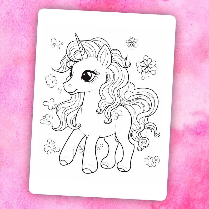 Unicorn Coloring Pages for Kids | 20 Pages of Printable Unicorn ...