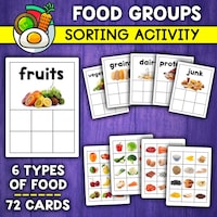 Healthy and Unhealthy Foods Flashcards and Worksheet - Etsy