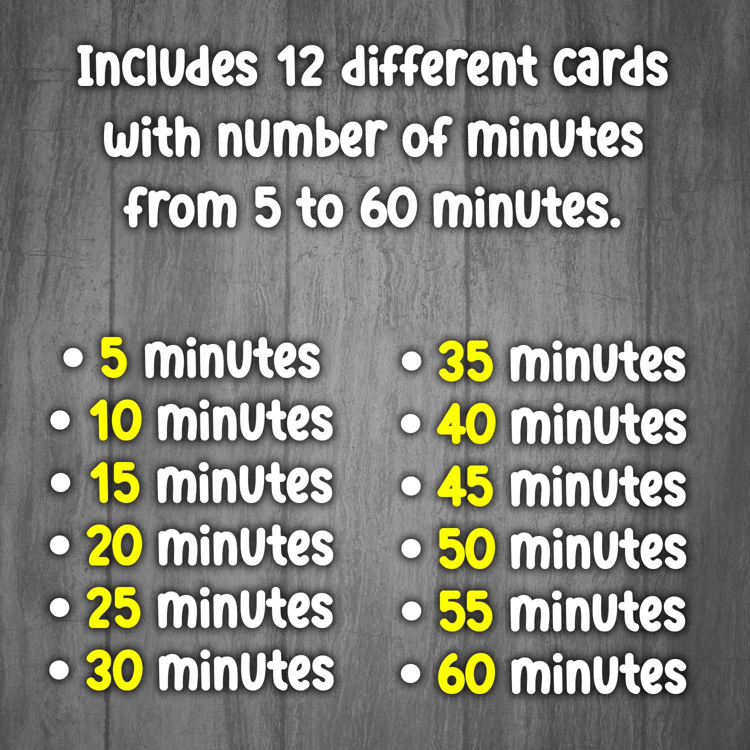 Clock Minutes Numbers | Telling Time Montessori Nomenclature Cards ...