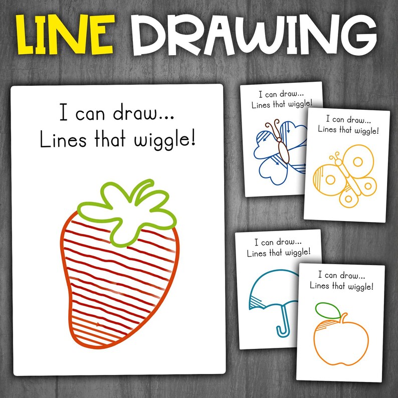 Line Tracing Practice | Line Drawing Activity | Prewriting | Tracing ...