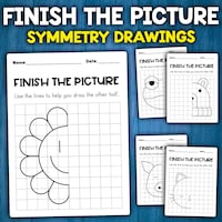 Animal Grid Drawing Worksheets: Art Activity for Kids (PDF) - Etsy