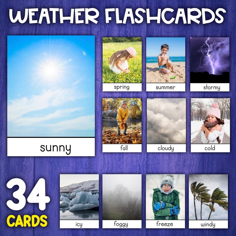 Montessori Weather - Etsy