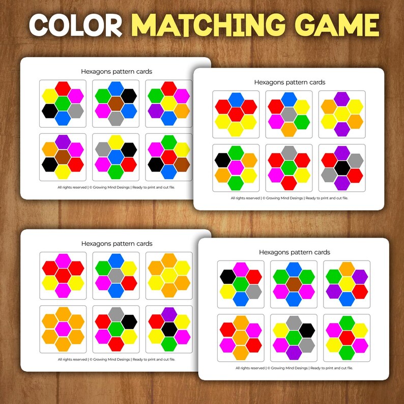 Color Matching Activity | Color Sorting | Color Pattern Activity ...