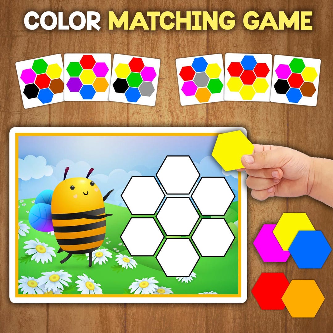 Color Matching Activity | Color Sorting | Color Pattern Activity ...