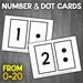 Number Dots Cards | Dot Flashcards | Dot Cards Number Talks | Numbers 0 ...