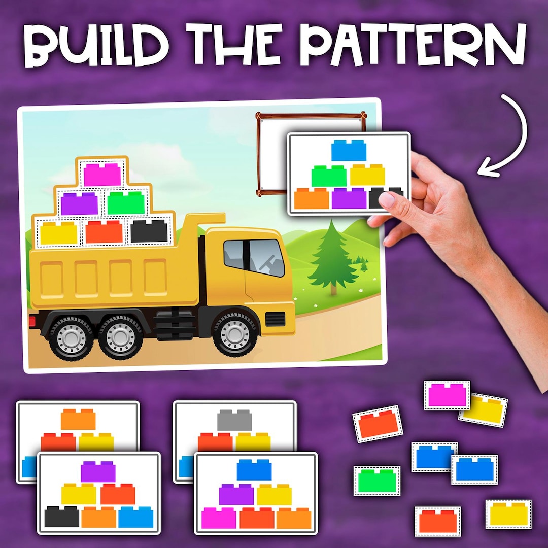 Matching Colors Game for Toddlers | Preschool Pattern Learning Activity ...