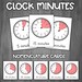 Clock Minutes Numbers | Telling Time Montessori Nomenclature Cards ...