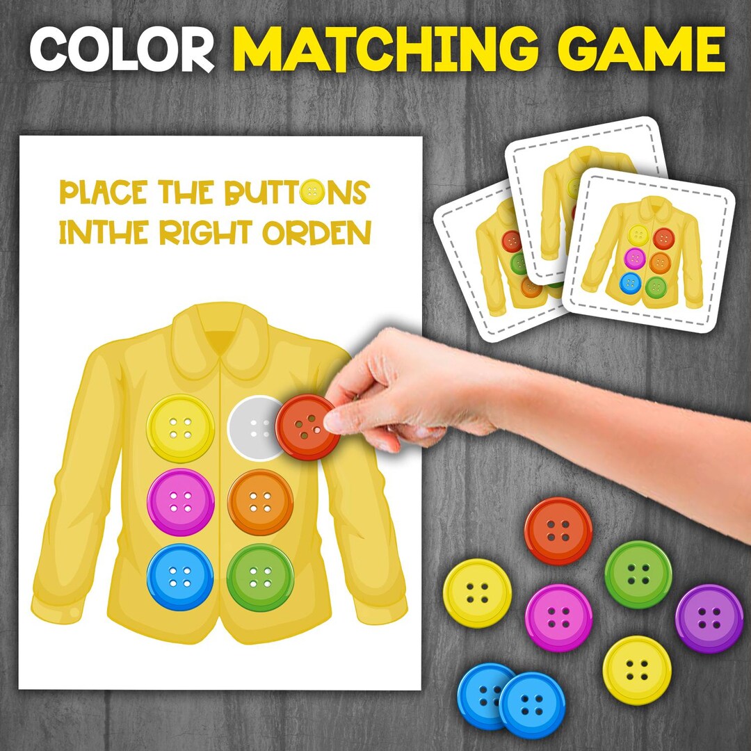 Color Match Activity | Color Recognition Identification | Learning ...