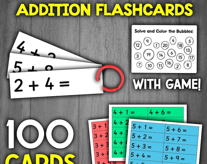 Montessori Addition | Go Fish | Addition Games | Preschool Activity ...