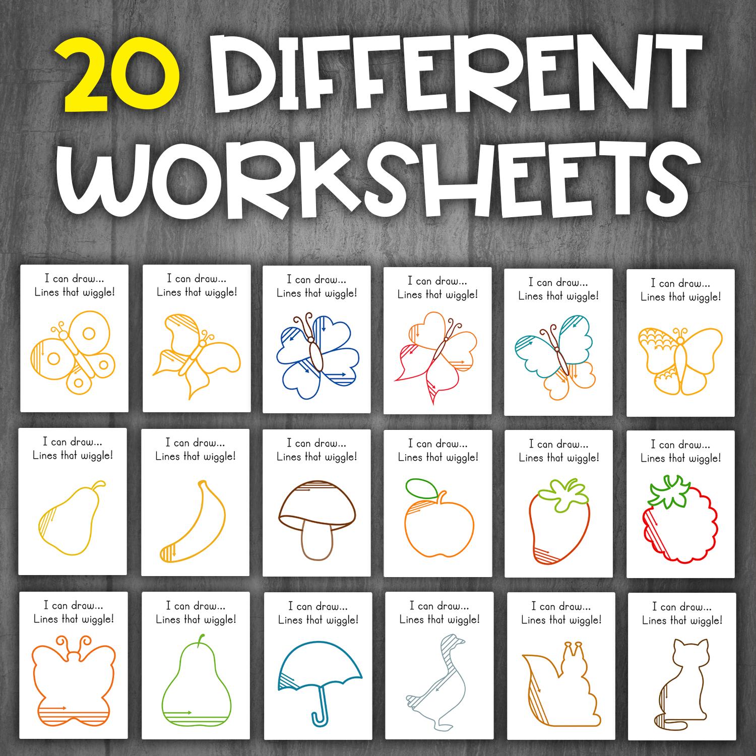 Line Tracing Practice | Line Drawing Activity | Prewriting | Tracing ...