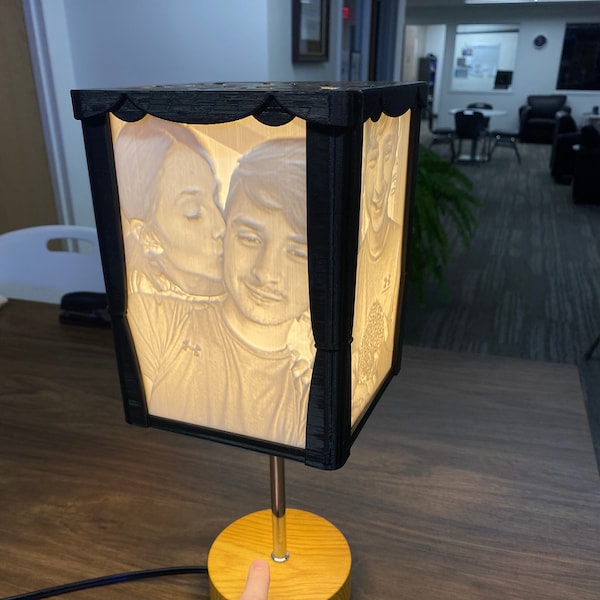 Lithophane Lamp - Etsy