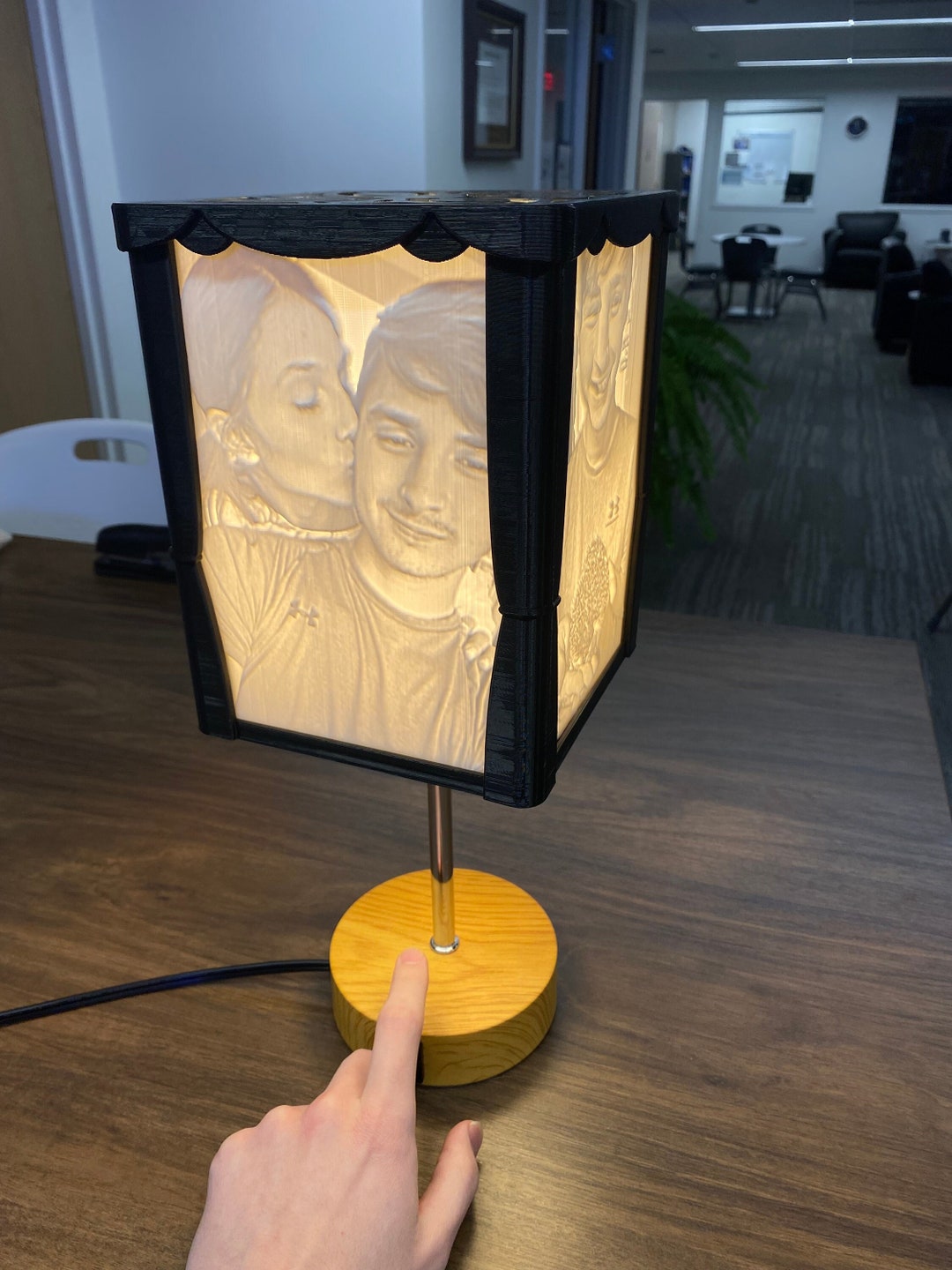 Custom 3D Printed Lamp - Etsy