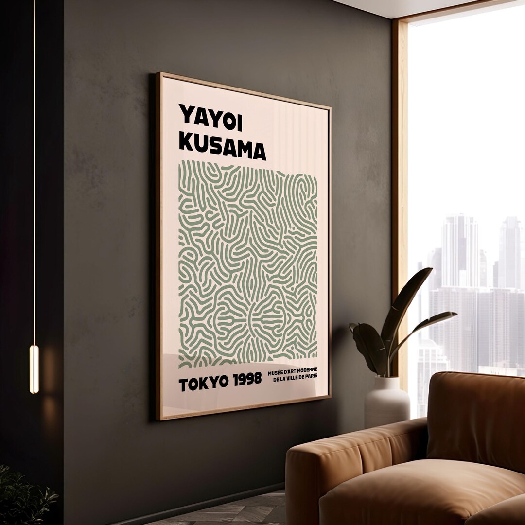 Yayoi Kusama, Pop Art Wall Art, Digital Print Download, Digital ...