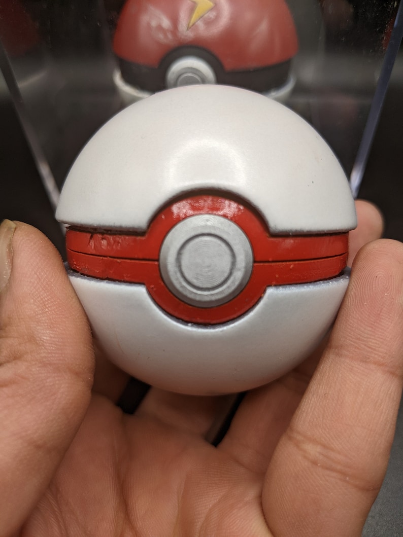 Realistic Premier Ball Pokeball With Stand Cosplay Prop - Etsy