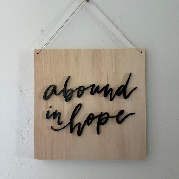 Wooden Bible Verse Sign - Etsy