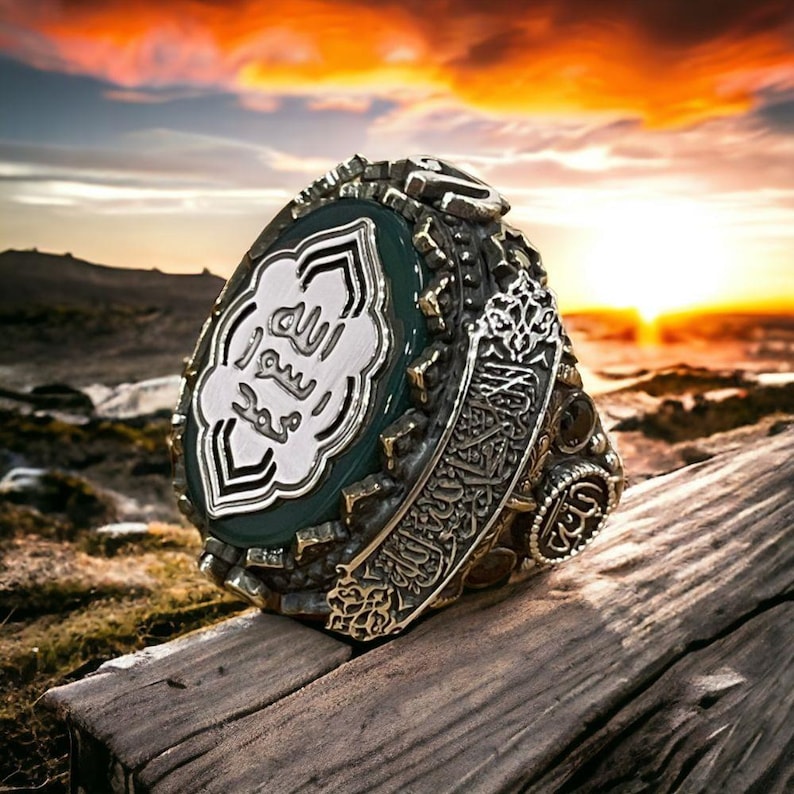 Seal of Prophet Muhammad, Silver Prophet Ring, Sacred Seal of Prophet ...