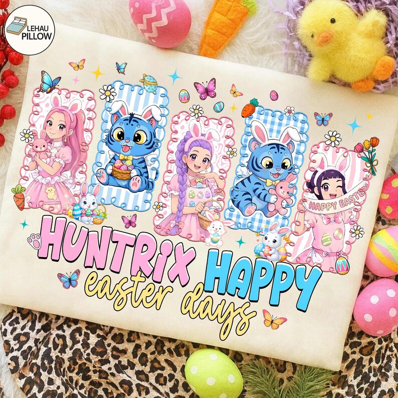 Happy Easter K-pop Png, Kpop Bunny Png, Kpop Easter Gift, Girl Band ...