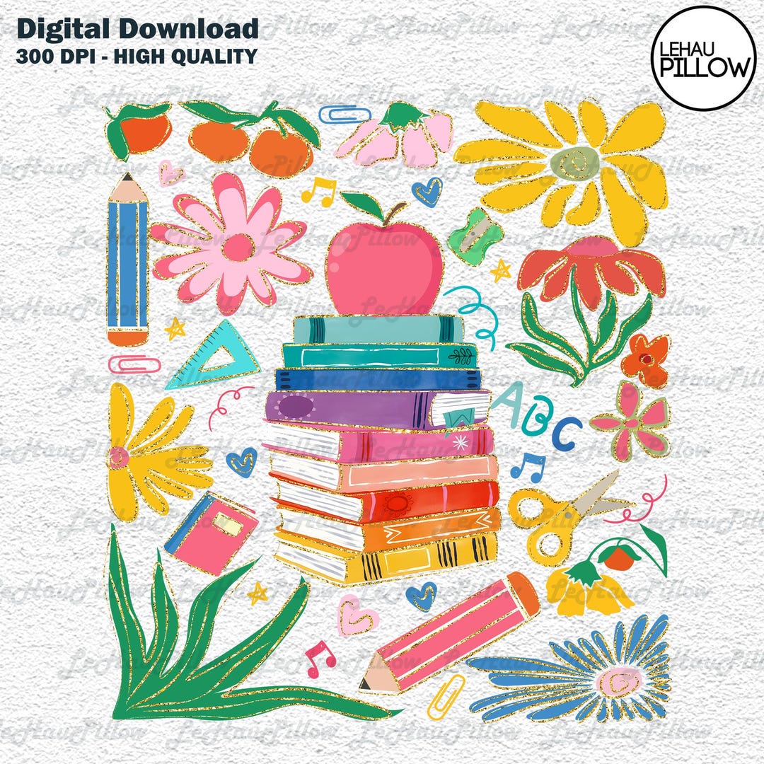 Boho Floral Teacher Png, Teacher Wildflowers Png, Retro Teacher Life ...