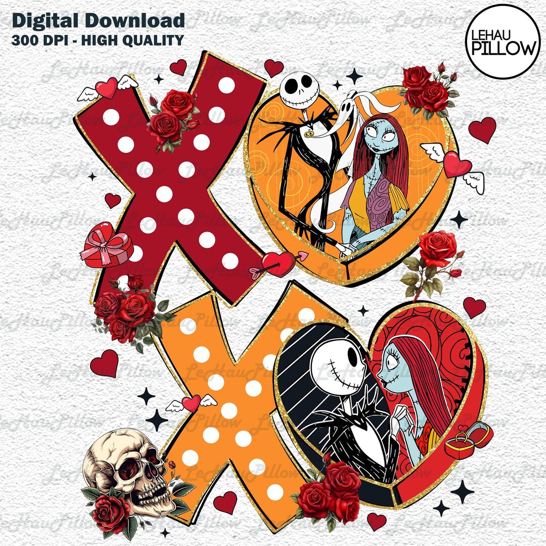 Xoxo Nightmare Valentine Couple Png, Valentine Movie Couple Png, Horror ...