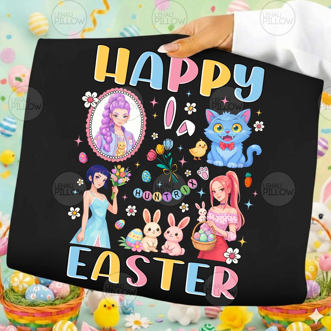 Happy Easter K-pop Png, Kpop Bunny Png, Kpop Easter Gift, Girl Band ...
