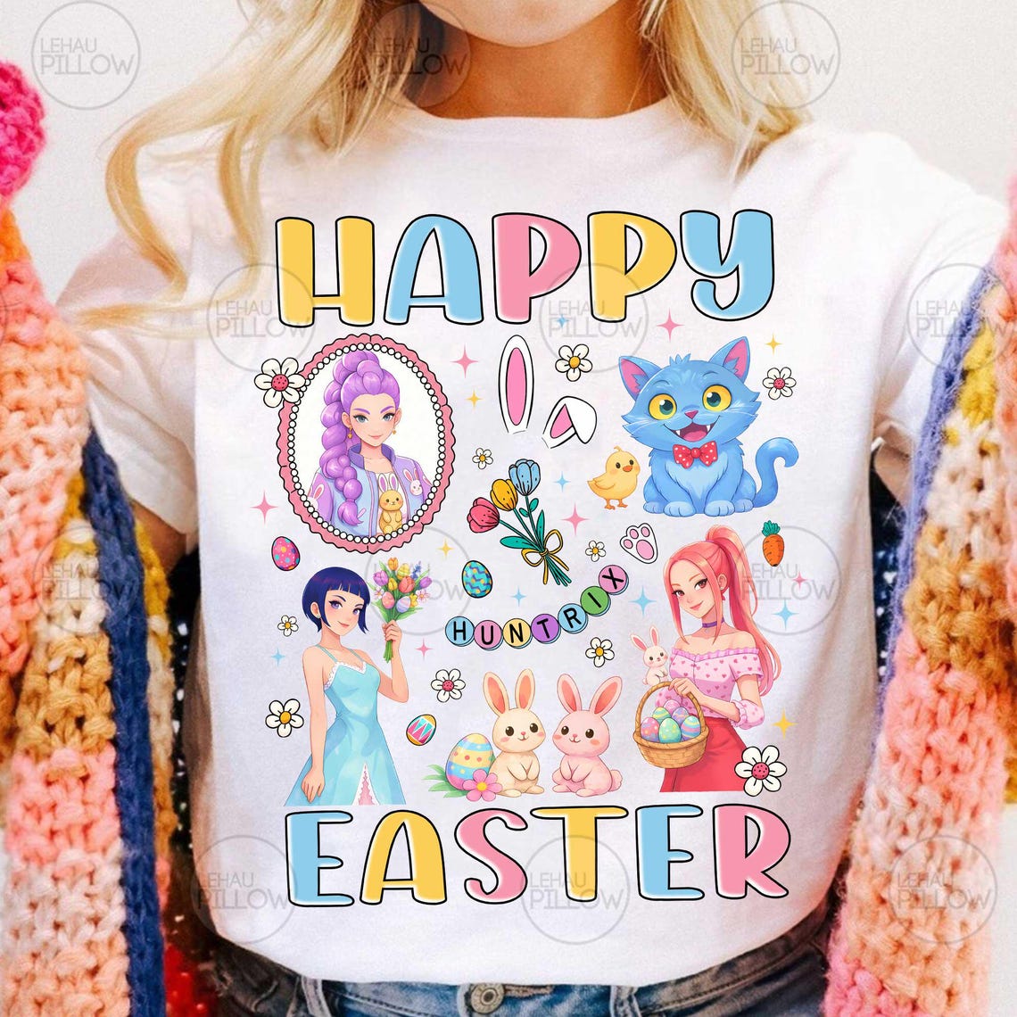 Happy Easter K-pop Png, Kpop Bunny Png, Kpop Easter Gift, Girl Band ...