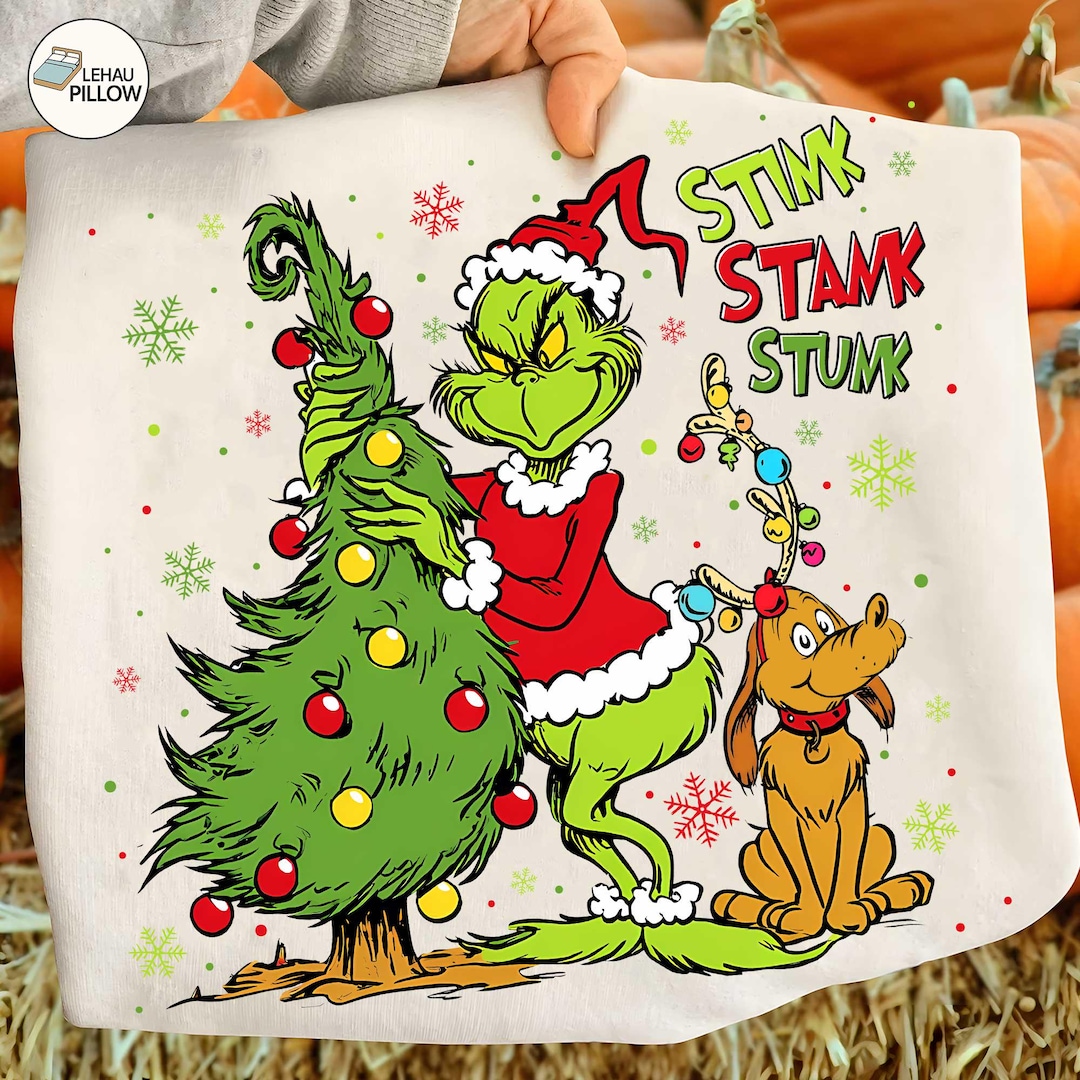 Christmas Green Monster Png, Merry Christmas Png, Retro Christmas Tree ...