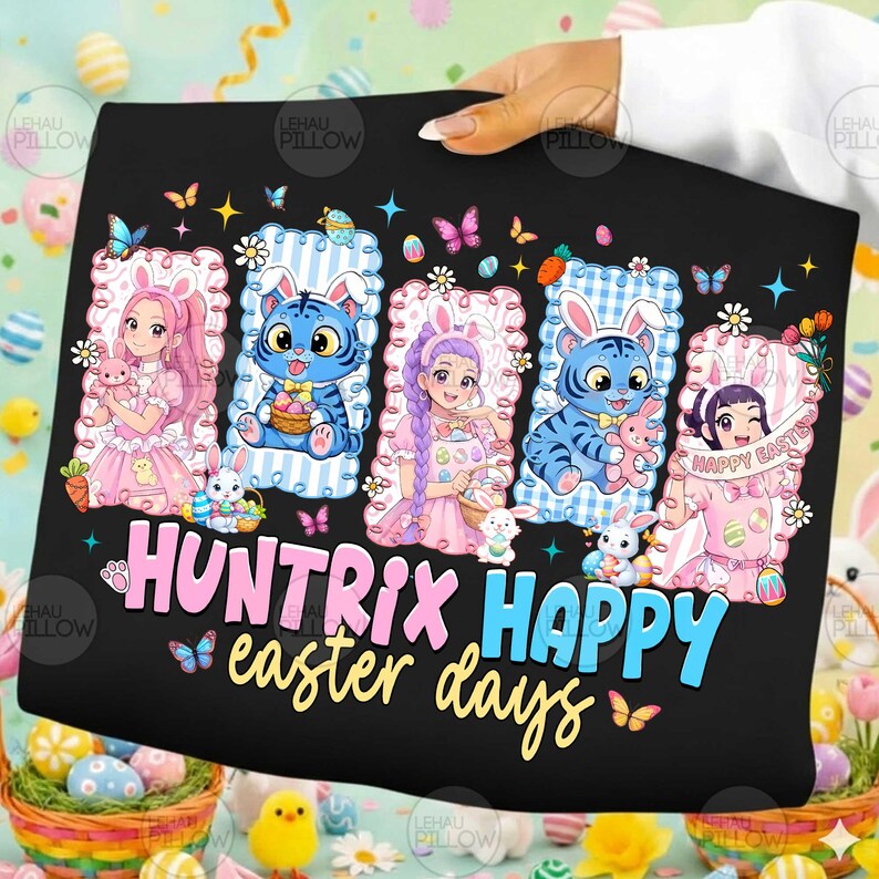 Happy Easter K-pop Png, Kpop Bunny Png, Kpop Easter Gift, Girl Band ...