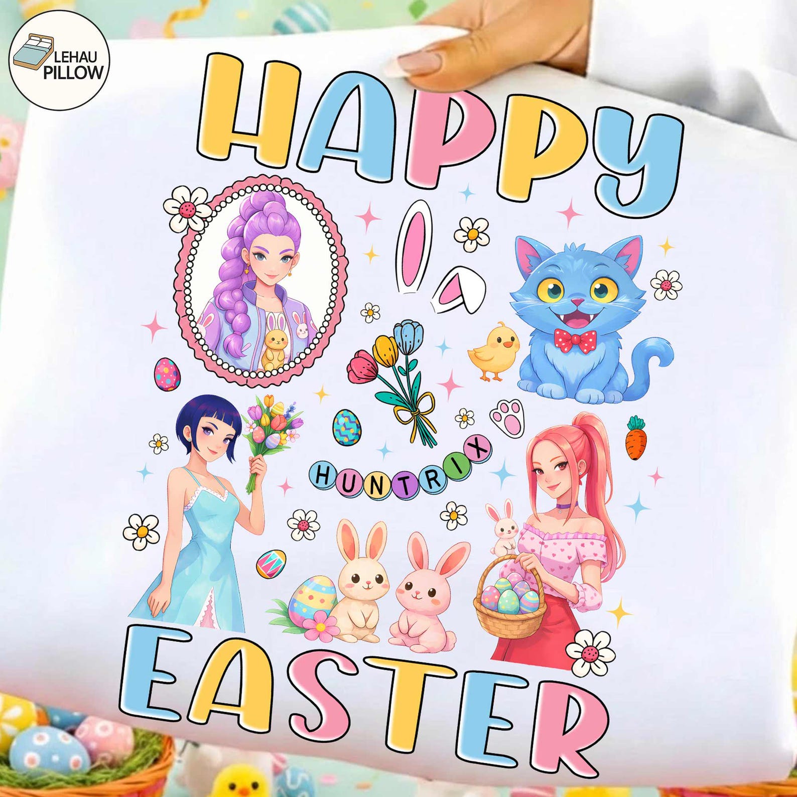 Happy Easter K-pop Png, Kpop Bunny Png, Kpop Easter Gift, Girl Band ...