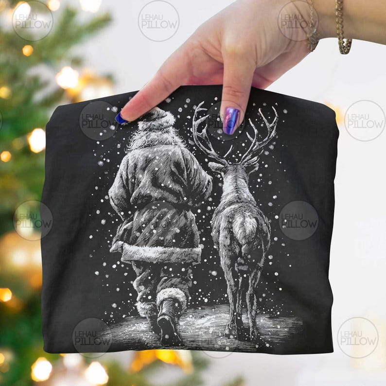 Vintage Santa Claus PNG, Believe in the Magic of Christmas Png, Retro ...