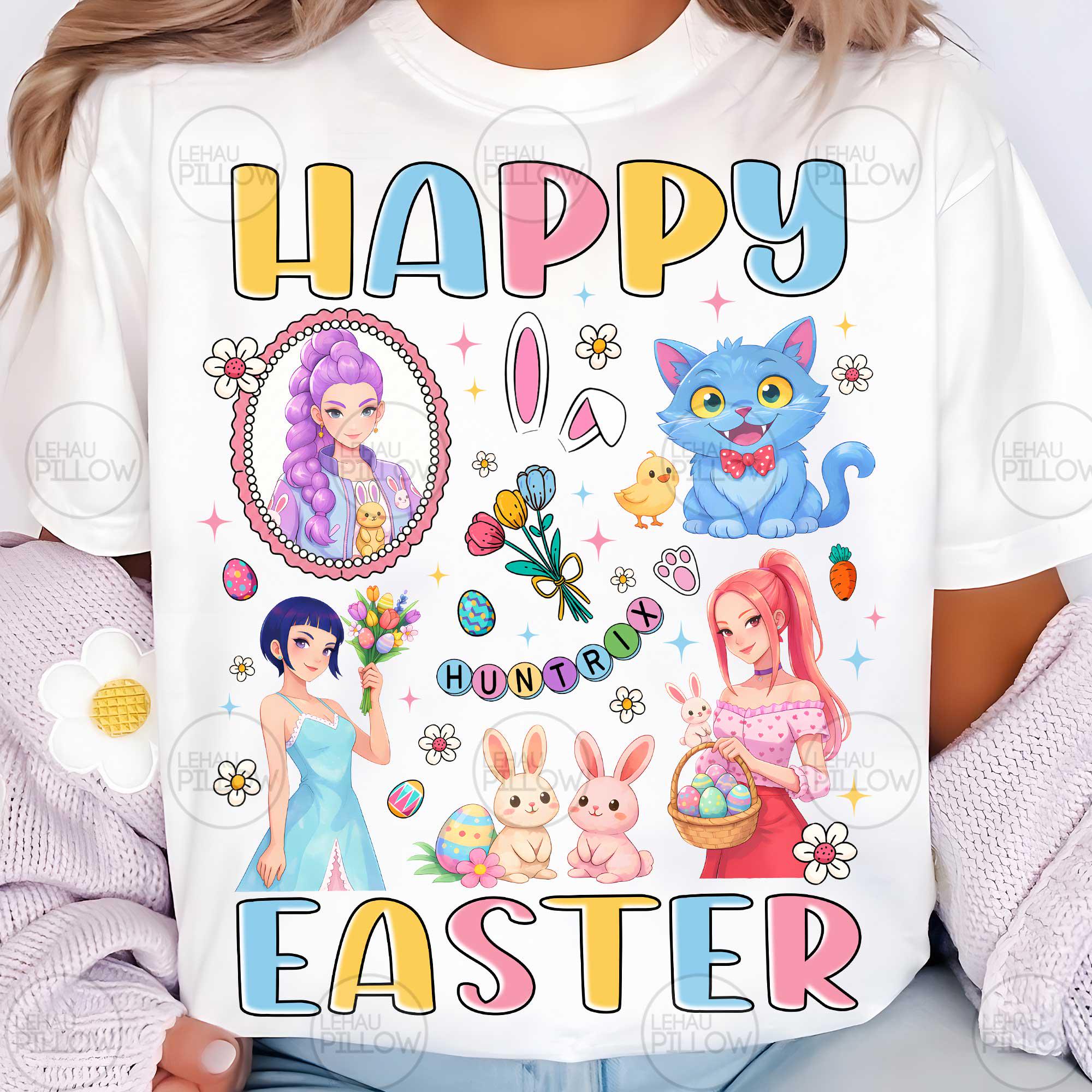 Happy Easter K-pop Png, Kpop Bunny Png, Kpop Easter Gift, Girl Band ...