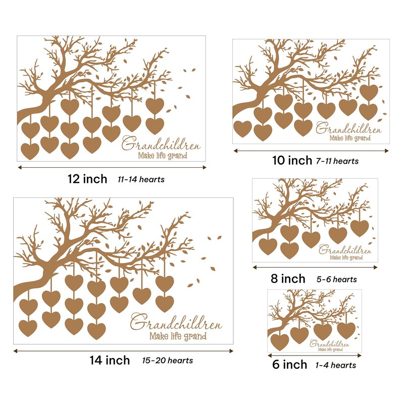 Personalized Grandma Family Tree Wooden Sign, Gift for Grandma Mother's ...