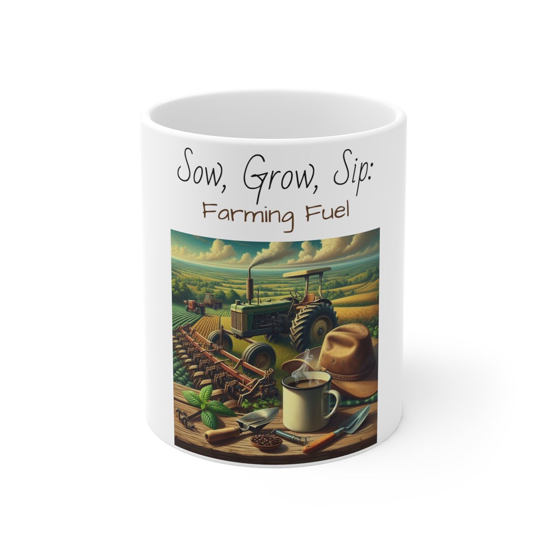 Sow, Grow, Sip: Farming Fuel - Etsy