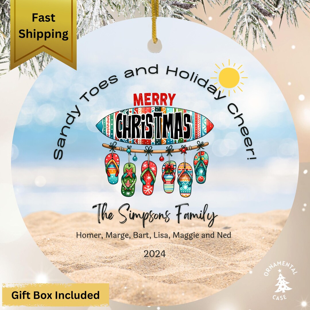 Personalized Wooden Family Christmas Sign, Custom Family Christmas ...