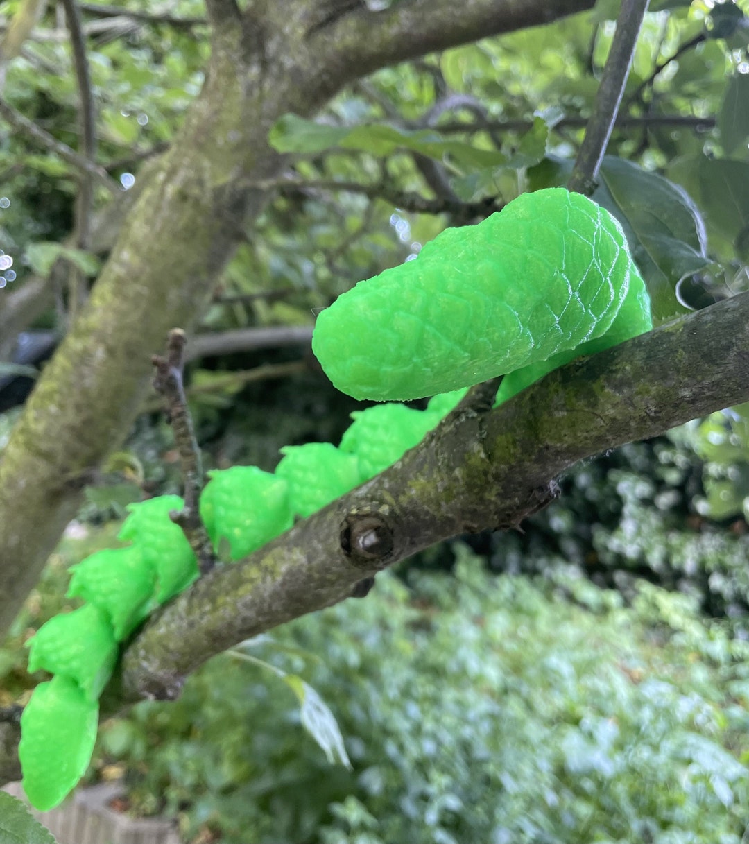 Articulated Movable Flexible Textured Snake Creature Reptile Ball ...