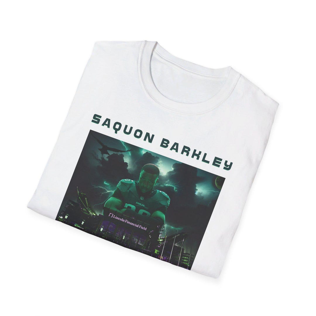 Quadzilla Saquon Barkley Unisex Softstyle Graphic T-shirt NFL Graphic T ...