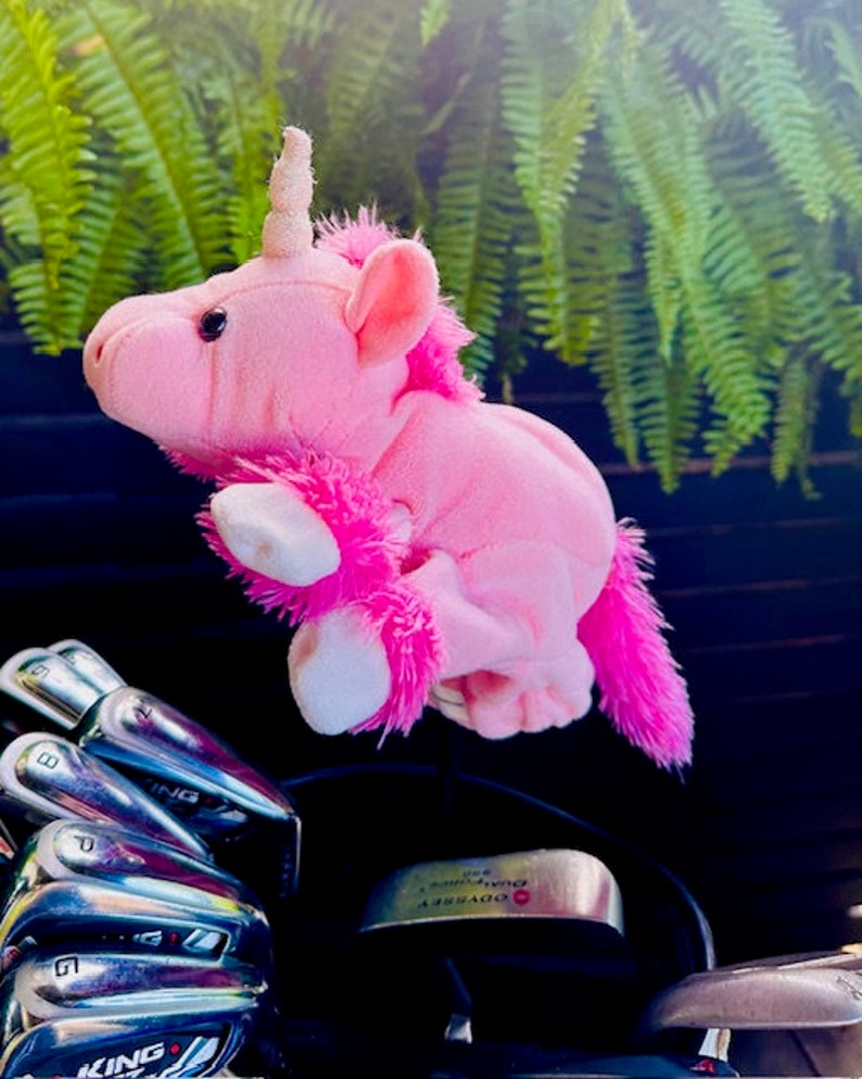 Golf Club Head Cover Unicorn Animal - CADDY MONSTER - Etsy