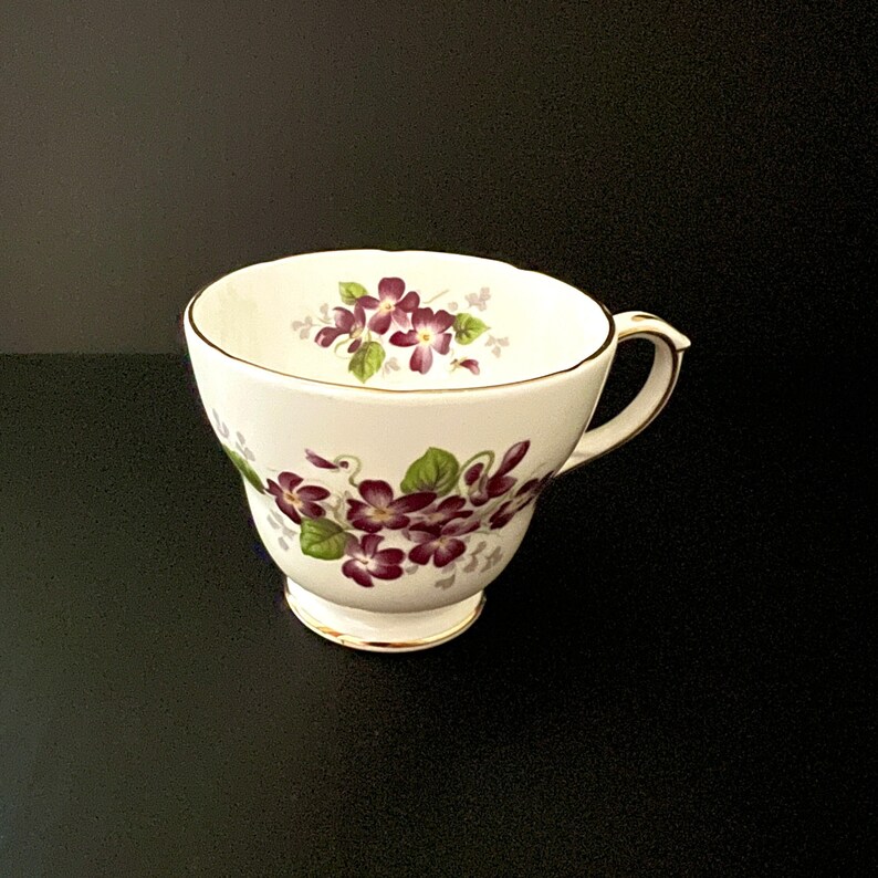 Vintage Dutchess Bone China Tea Cup and Saucer "violetta" Pattern No ...