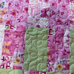 Breast Cancer Awareness Quilt - Etsy