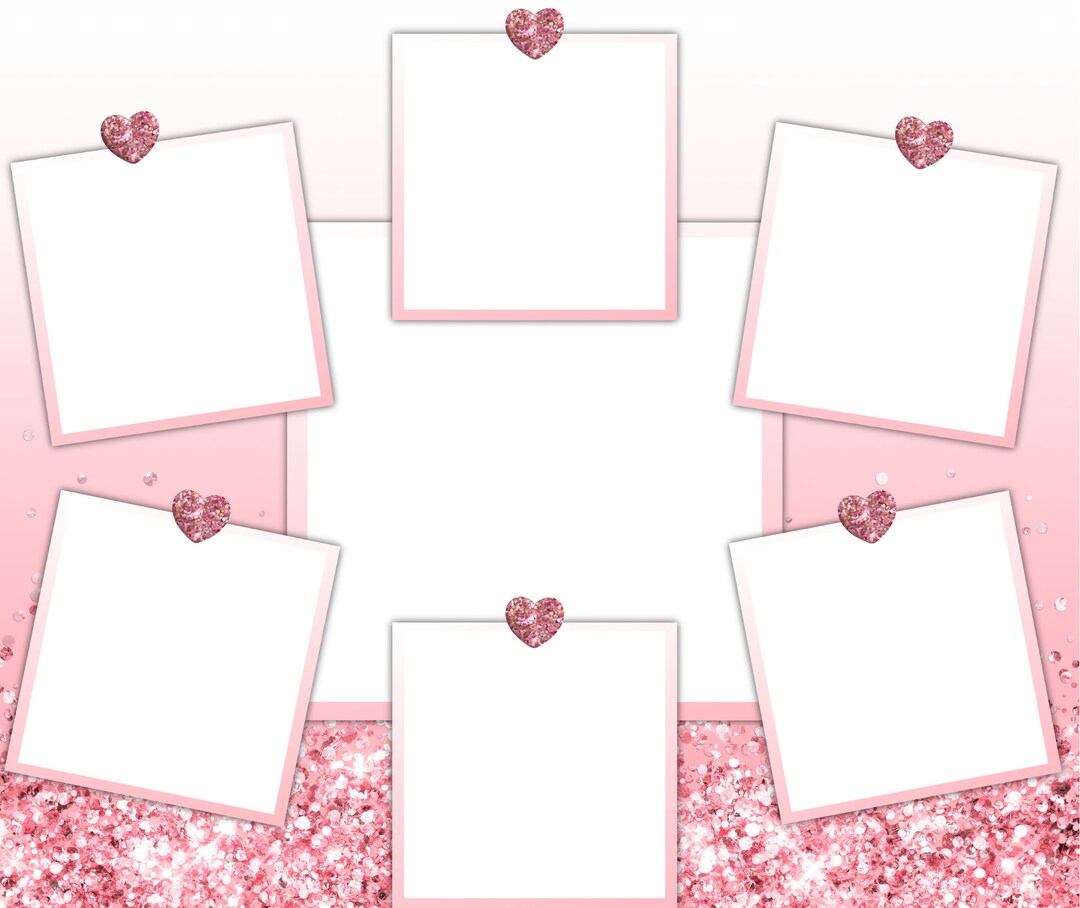 DIGITAL 20oz Glitter Photo Collage Tumbler PNG - Etsy