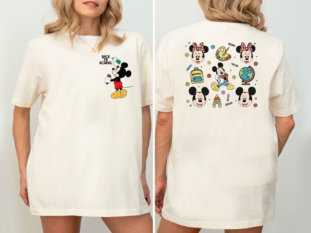 Mickey Back to School Shirt, Custom Mickey Teacher Name Shirt, First ...