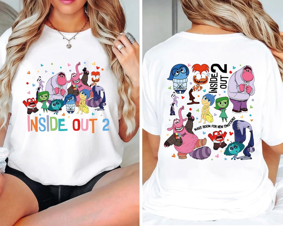 Camisa Inside Out 2, Camisa Inside Out Feelings, Camisa Disneyland ...