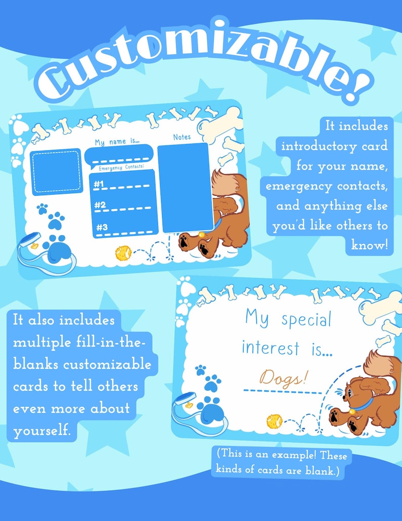Dog AAC Communication Cards - Autism Nonverbal Nonspeaking ...