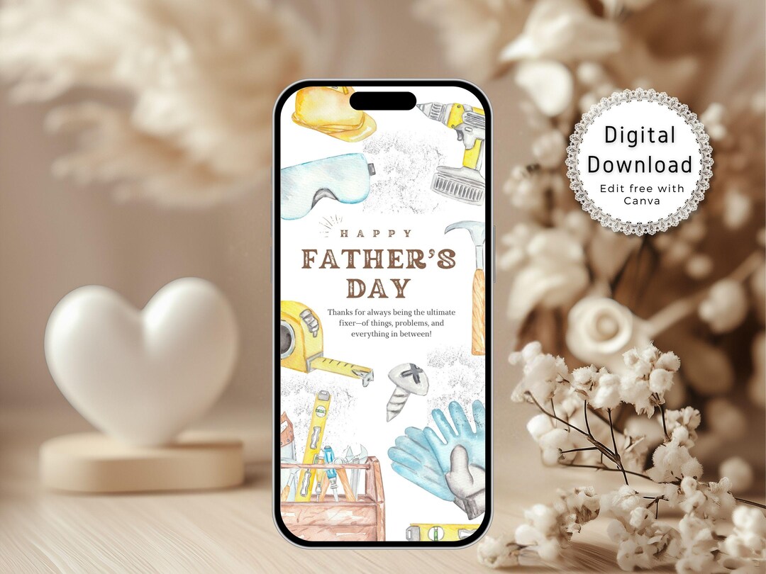 Father’s Day Ecard, Electronic Fathers Day Card, Digital Father’s Day ...