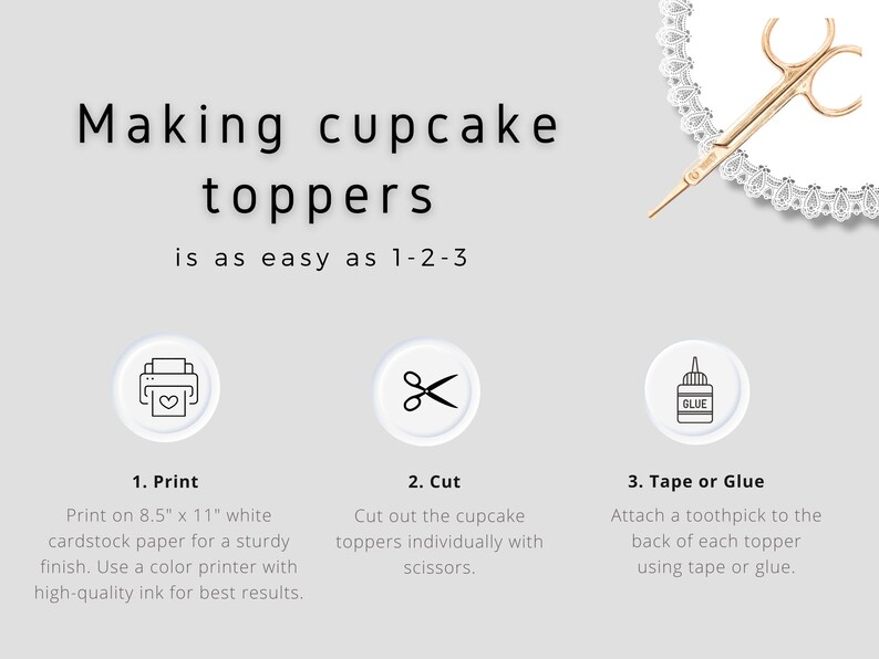 Printable Unicorn Cupcake Toppers, Pastel Pink Birthday Cake Topper ...