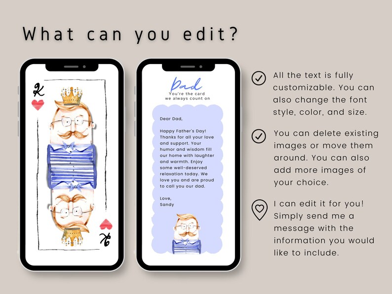 Animated Father’s Day E-card, Funny Father’s Day Card Video Custom ...