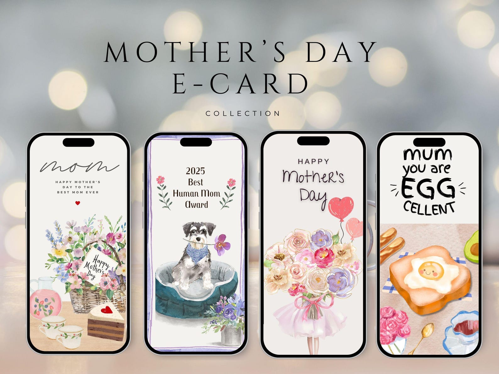 Digital Mother’s Day Card, Mothers Day Card Digital, Mothers Day E-card ...