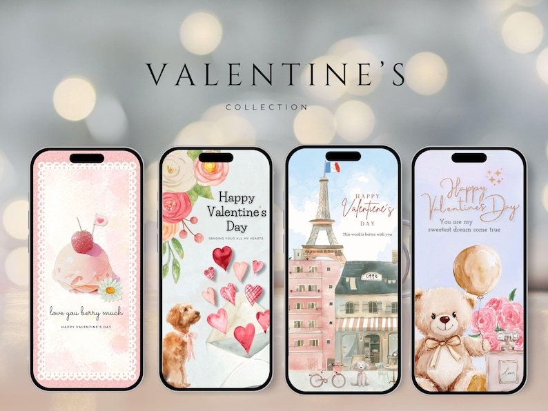 Animated Valentine’s Day Card, Digital Valentine’s Day Card, Valentine ...